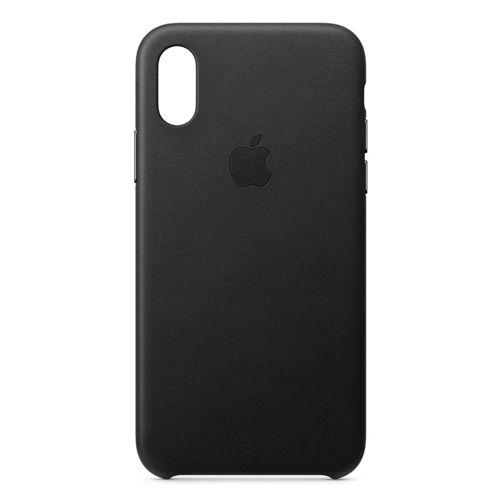 Apple Original Case Leather iPhone X/XS Black - Flexcom